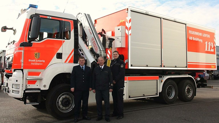 Ziegler Container for fire department Leipzig — ZIEGLER Feuerwehrfahrzeuge