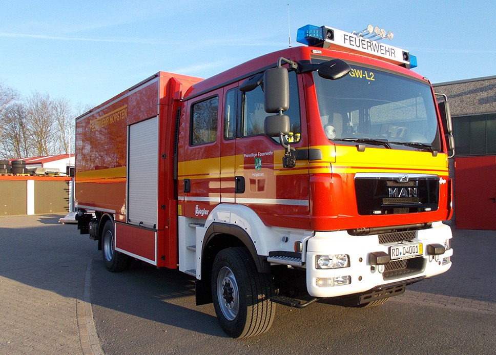 ZIEGLER GW-L 2 an die FF Hopsten — ZIEGLER Feuerwehrfahrzeuge