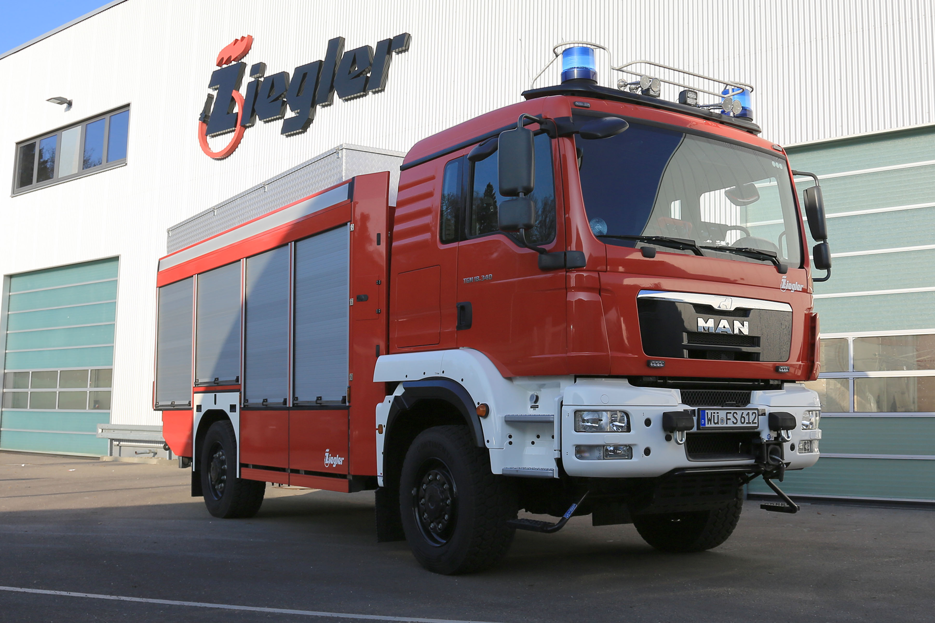 Ziegler RW to the State Fire School Würzburg — ZIEGLER Feuerwehrfahrzeuge