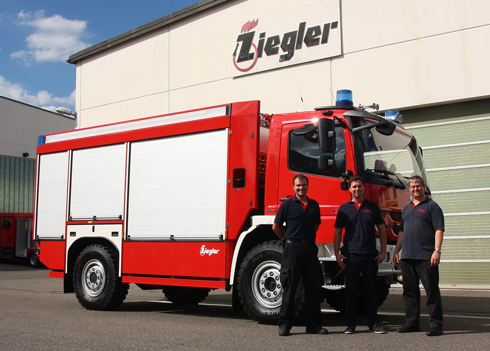 ZIEGLER TLF 3000 an die FF Markt Burgwindheim — ZIEGLER Feuerwehrfahrzeuge