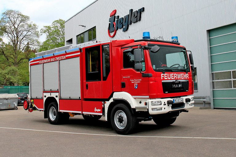 Ziegler HLF 20 an die FF Bad Zwesten — ZIEGLER Feuerwehrfahrzeuge