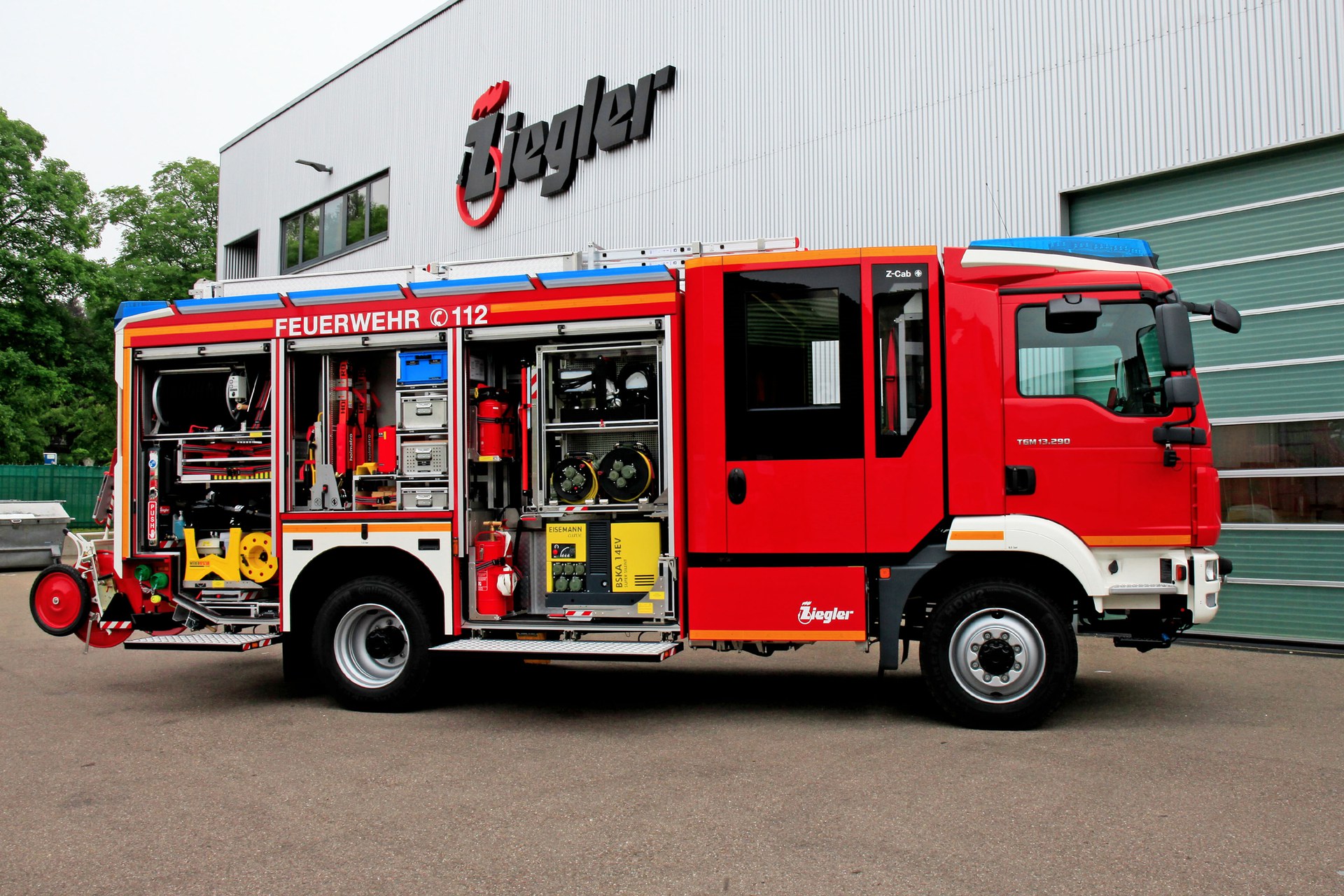 Ziegler HLF 20 an die FF Bergwitz — ZIEGLER Feuerwehrfahrzeuge