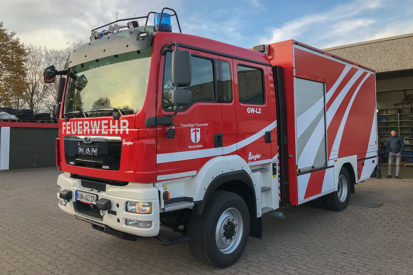 ZIEGLER GW-L 2 an die FF Neuenstein — ZIEGLER Feuerwehrfahrzeuge