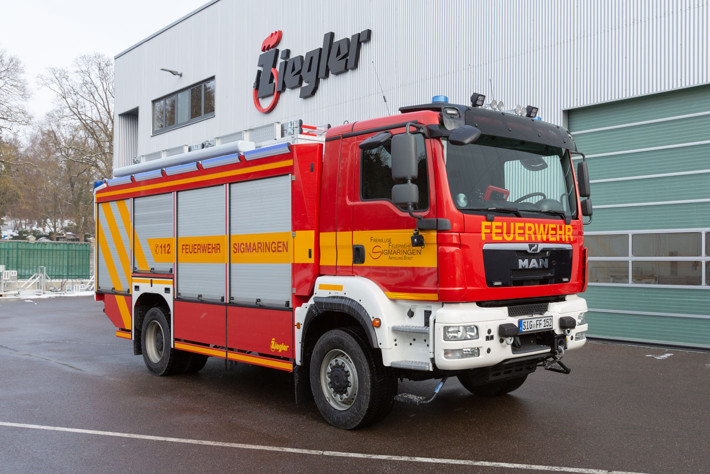 Ziegler RW an die FW Sigmaringen — ZIEGLER Feuerwehrfahrzeuge