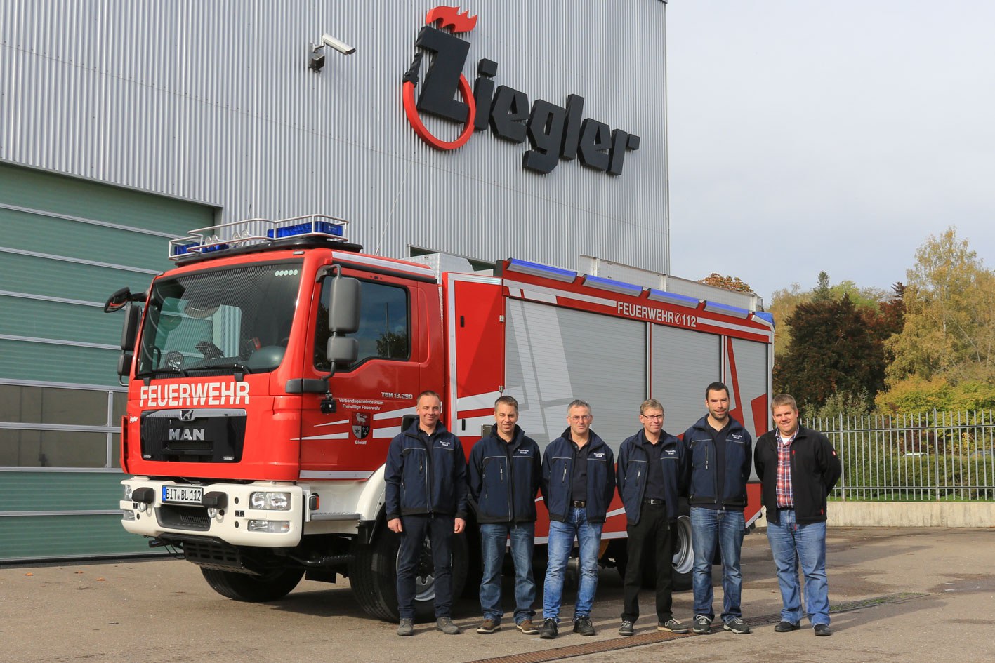 ZIEGLER TLF 3000 an die FF Bleialf — ZIEGLER Feuerwehrfahrzeuge