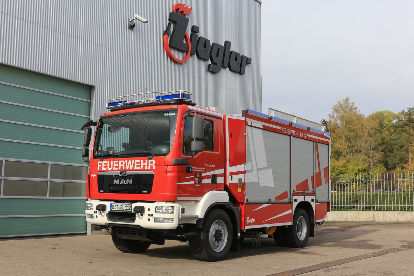 ZIEGLER TLF 3000 an die FF Bleialf — ZIEGLER Feuerwehrfahrzeuge
