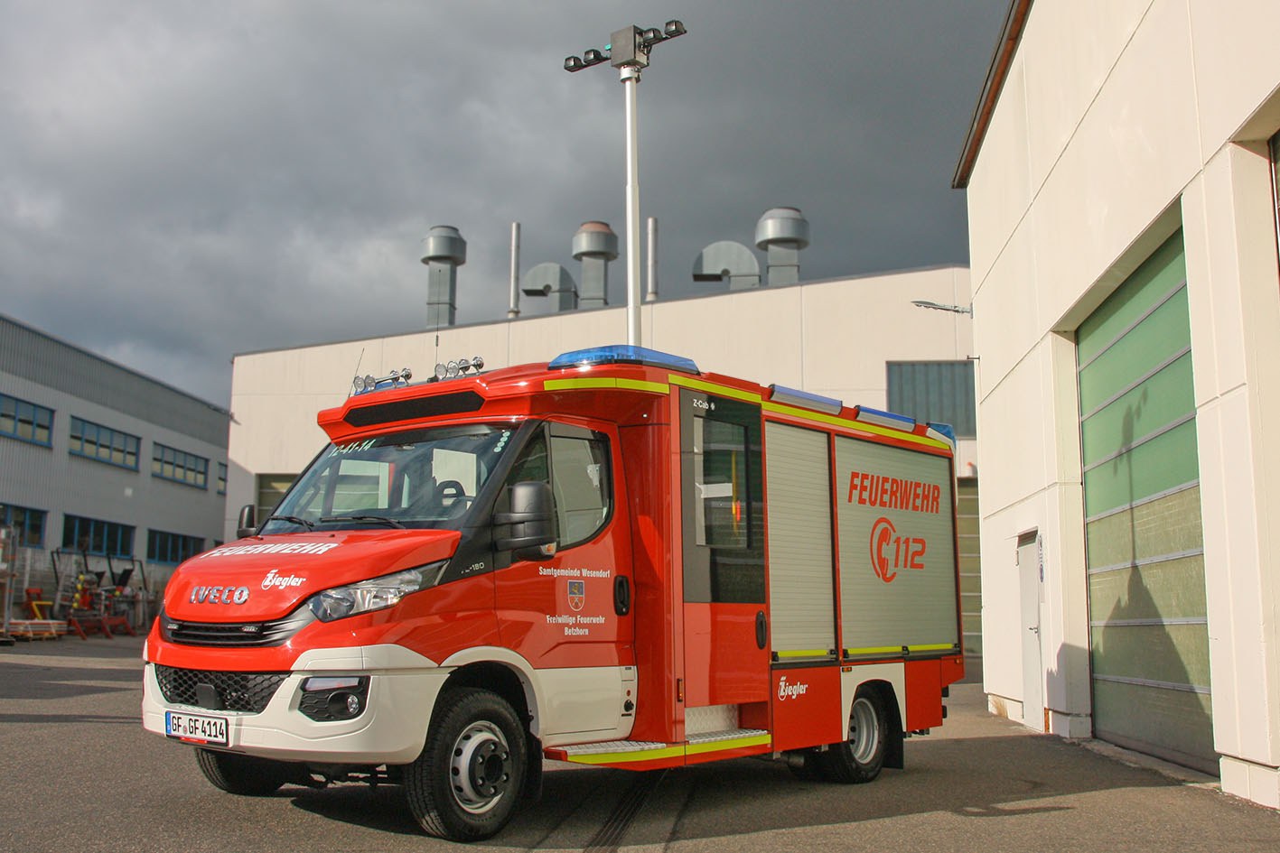 Ziegler TSF-W an die FF Wesendorf — ZIEGLER Feuerwehrfahrzeuge