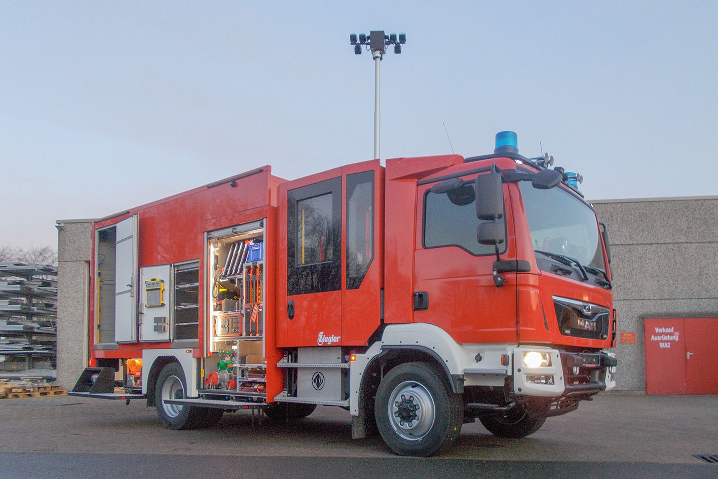 Ziegler LF-Logistik an die FF Breitenborn — ZIEGLER Feuerwehrfahrzeuge