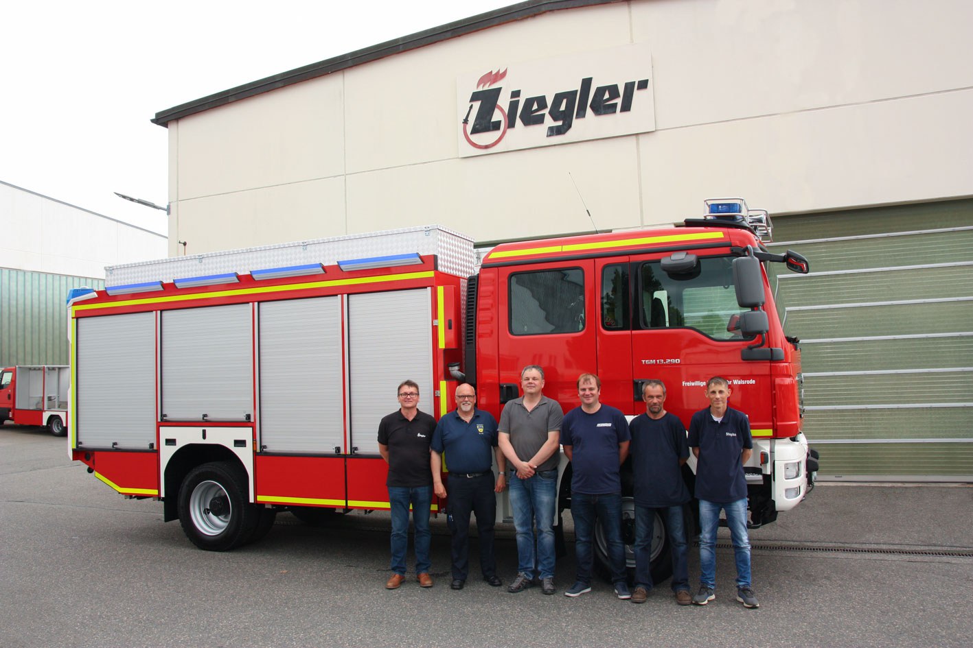 ZIEGLER RW an die FF Walsrode — ZIEGLER Feuerwehrfahrzeuge