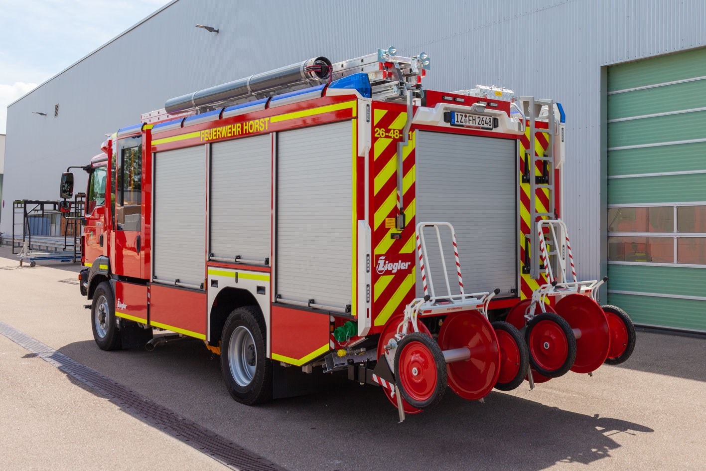 ZIEGLER HLF 20 to the fire department of Horst — ZIEGLER Feuerwehrfahrzeuge