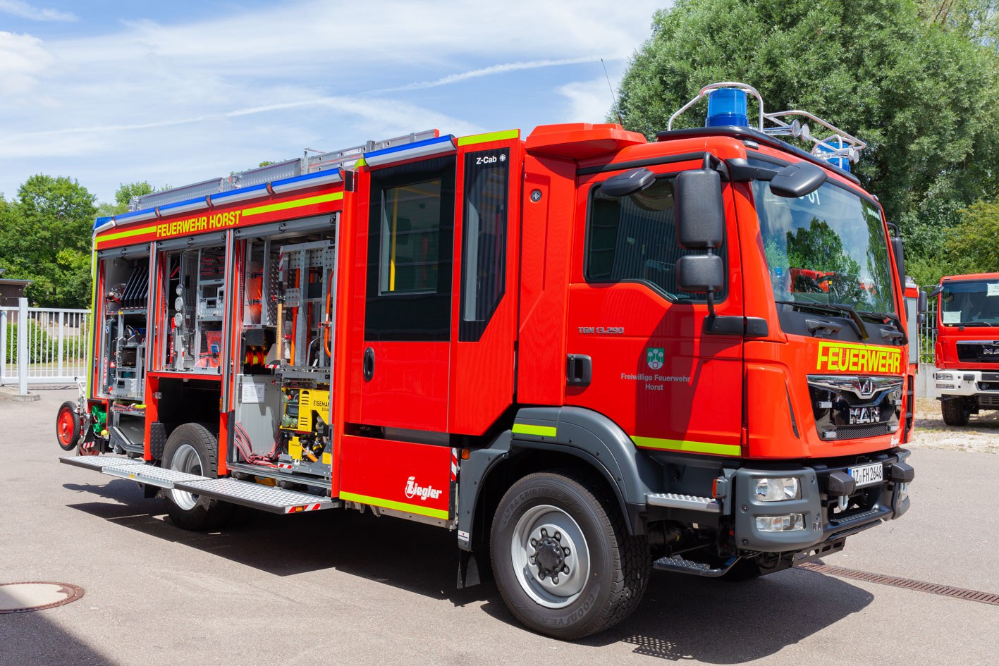 ZIEGLER HLF 20 to the fire department of Horst — ZIEGLER Feuerwehrfahrzeuge