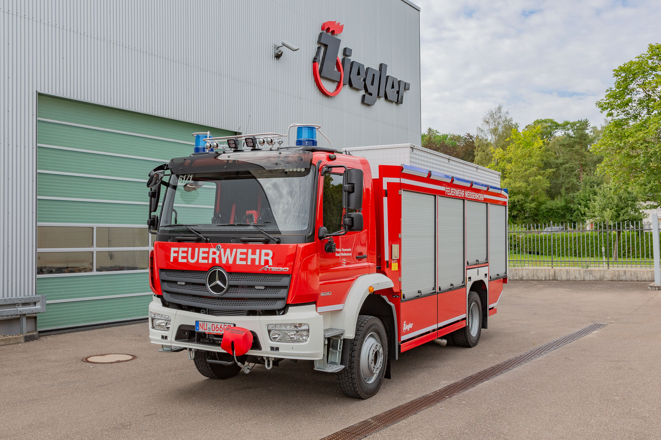 ZIEGLER RW an die FF Weißenhorn — ZIEGLER Feuerwehrfahrzeuge