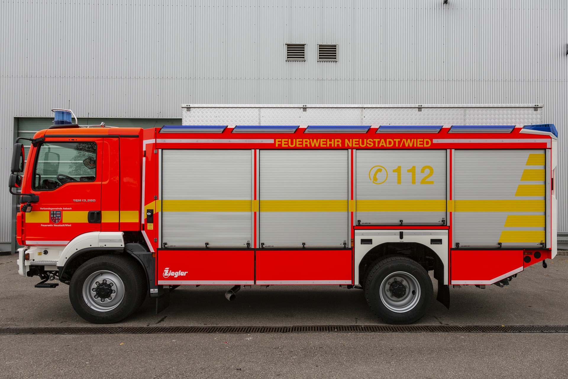 ZIEGLER RW to the fire department of Asbach — ZIEGLER Feuerwehrfahrzeuge