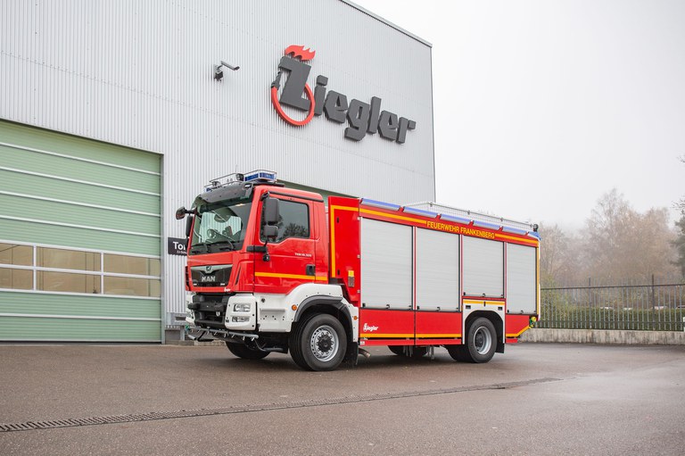 ZIEGLER TLF 4000 an die Feuerwehr Frankenberg — ZIEGLER Feuerwehrfahrzeuge