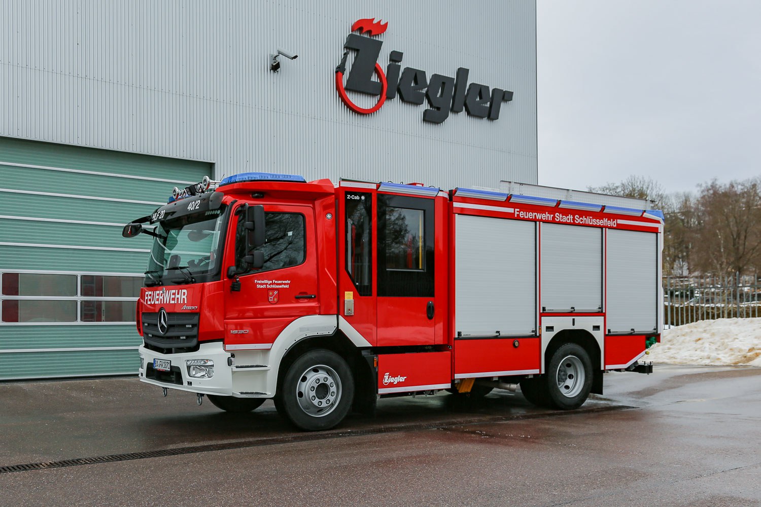 ZIEGLER HLF 20 an die FF Schlüsselfeld — ZIEGLER Feuerwehrfahrzeuge