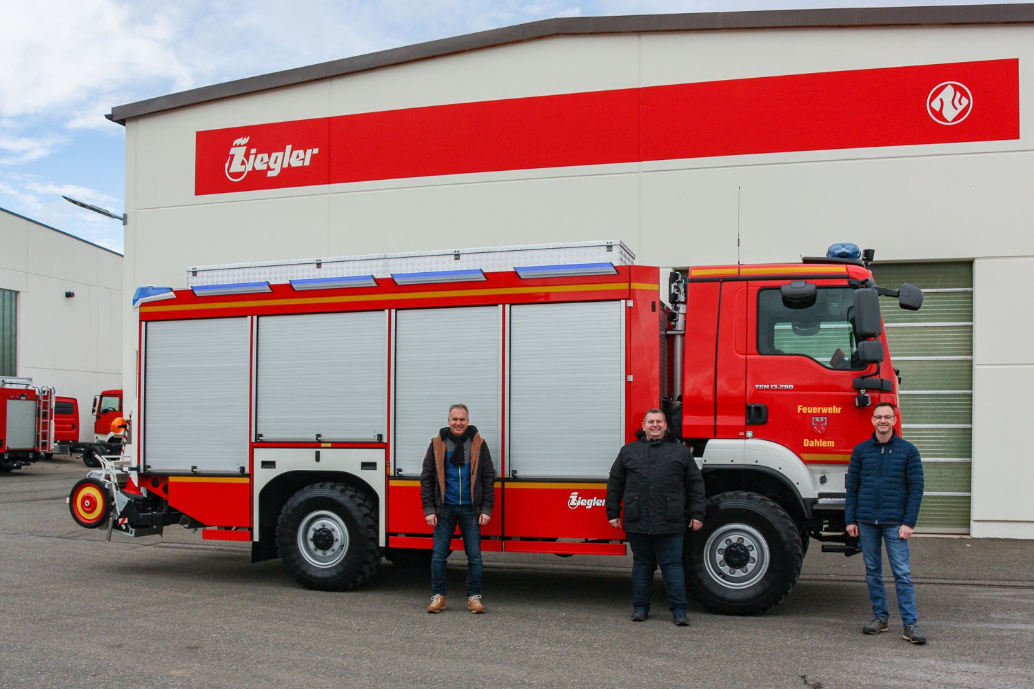 ZIEGLER RW an die Feuerwehr Dahlem — ZIEGLER Feuerwehrfahrzeuge