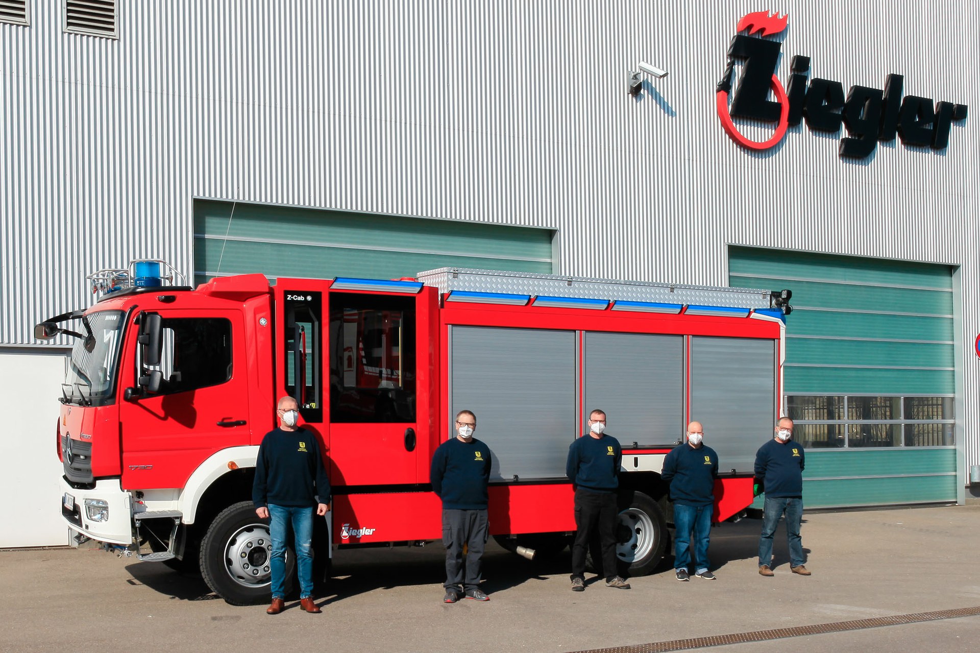ZIEGLER TLF 3000 to the fire department of Nideggen — ZIEGLER Feuerwehrfahrzeuge