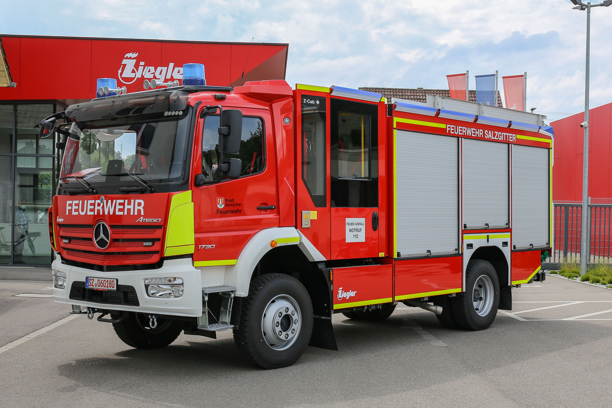 ZIEGLER HLF 20 an die BF Salzgitter — ZIEGLER Feuerwehrfahrzeuge