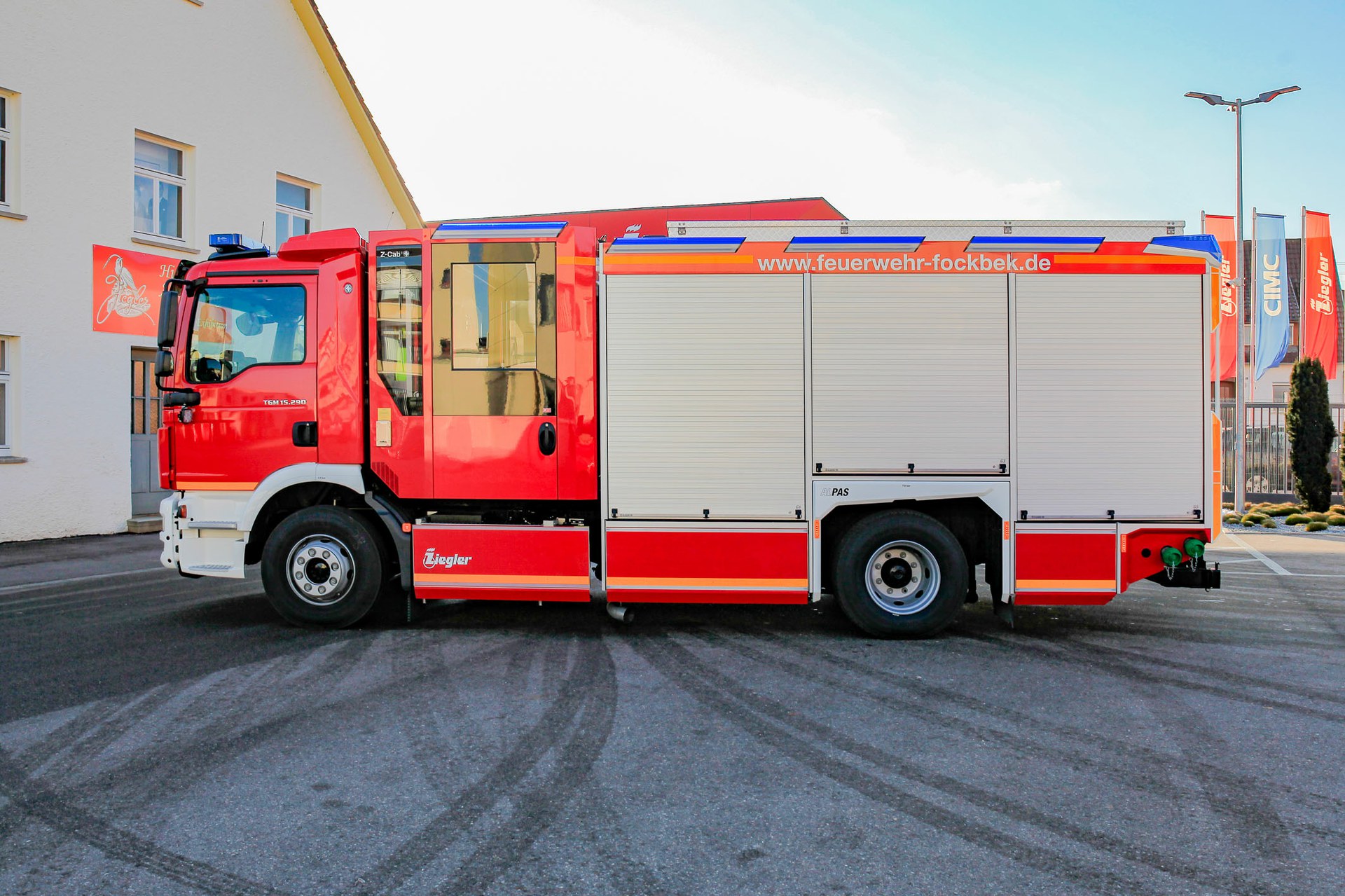 ZIEGLER LF 20 an die FF Fockbek — ZIEGLER Feuerwehrfahrzeuge