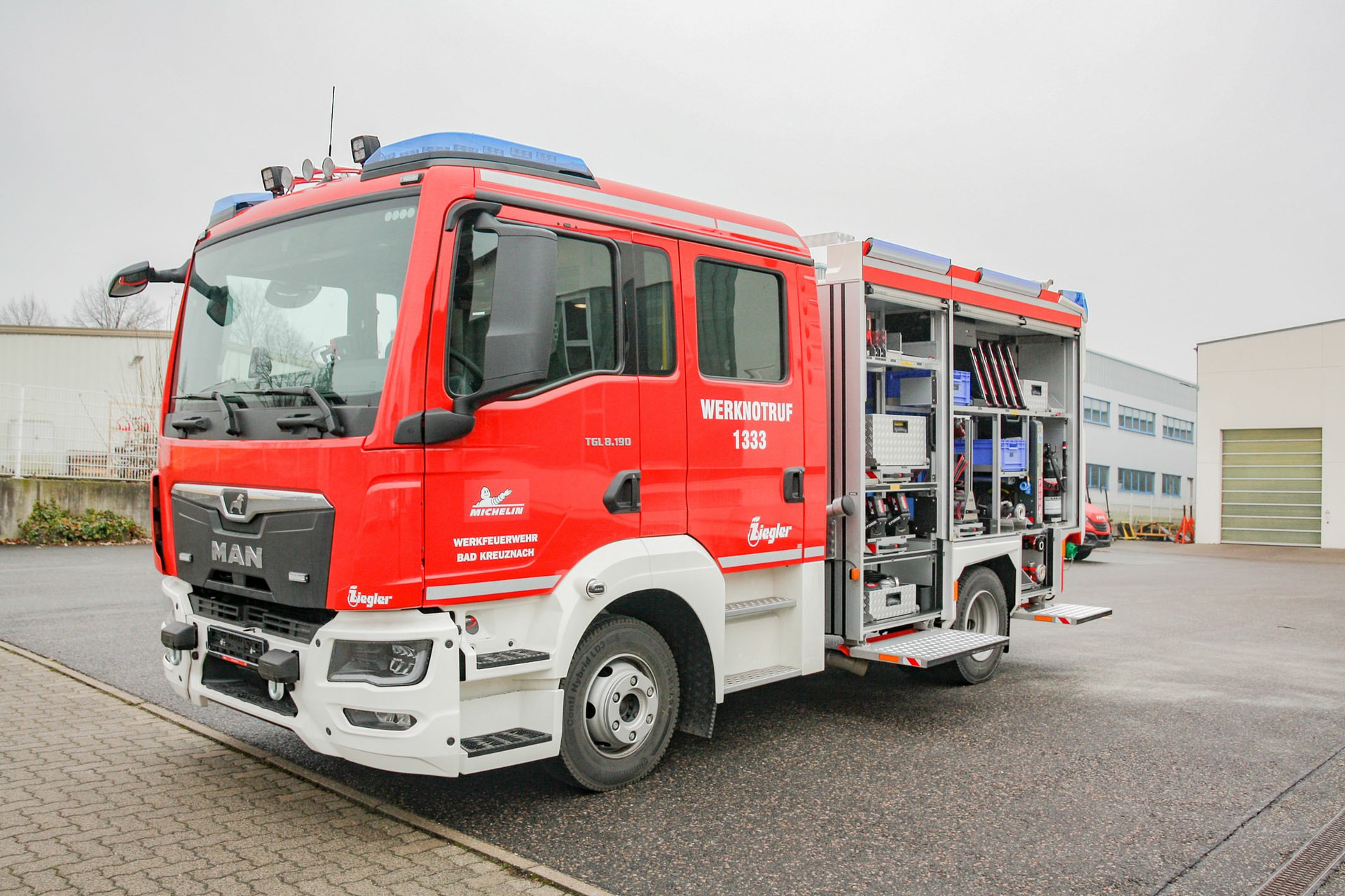 ZIEGLER MLF to the fire department of Michelin — ZIEGLER Feuerwehrfahrzeuge