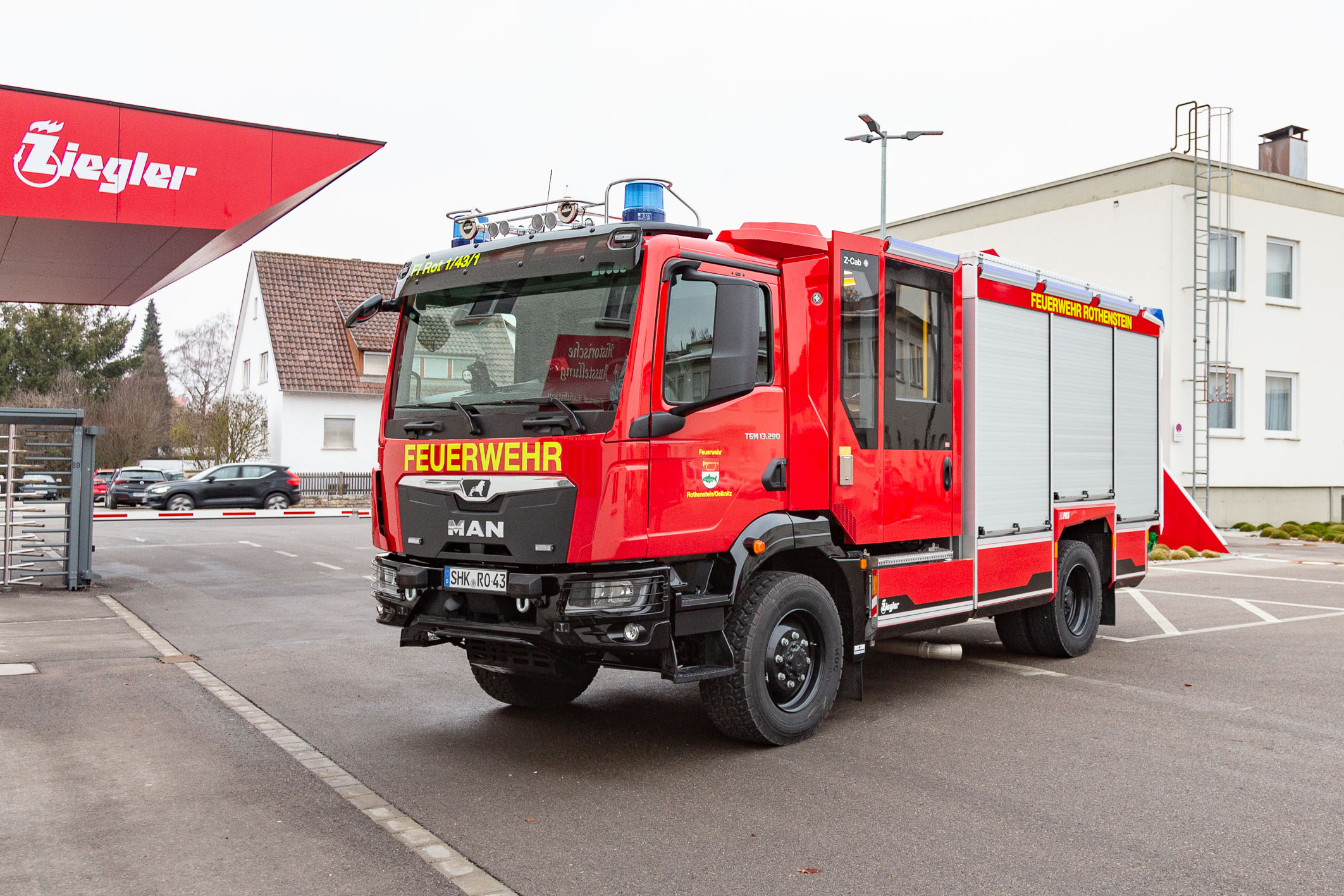 ZIEGLER HLF 10 an die FF Rothenstein — ZIEGLER Feuerwehrfahrzeuge