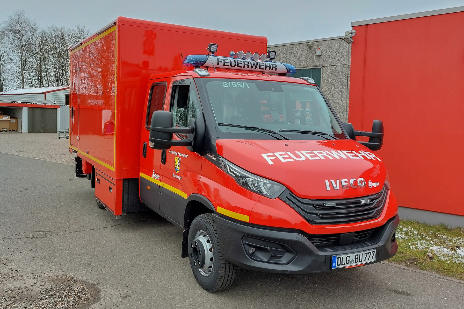 ZIEGLER GW-L 1 to the fire department of Burghagel — ZIEGLER Feuerwehrfahrzeuge