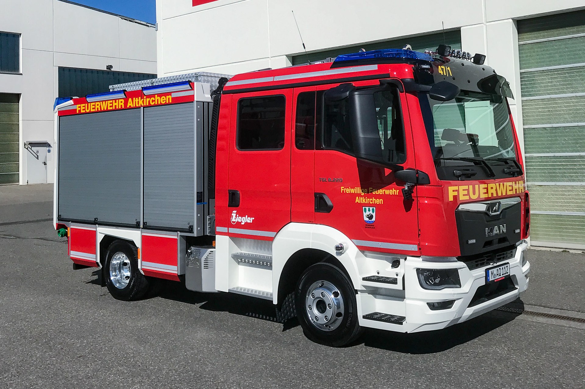 ZIEGLER MLF to the fire department of Altkirchen — ZIEGLER Feuerwehrfahrzeuge