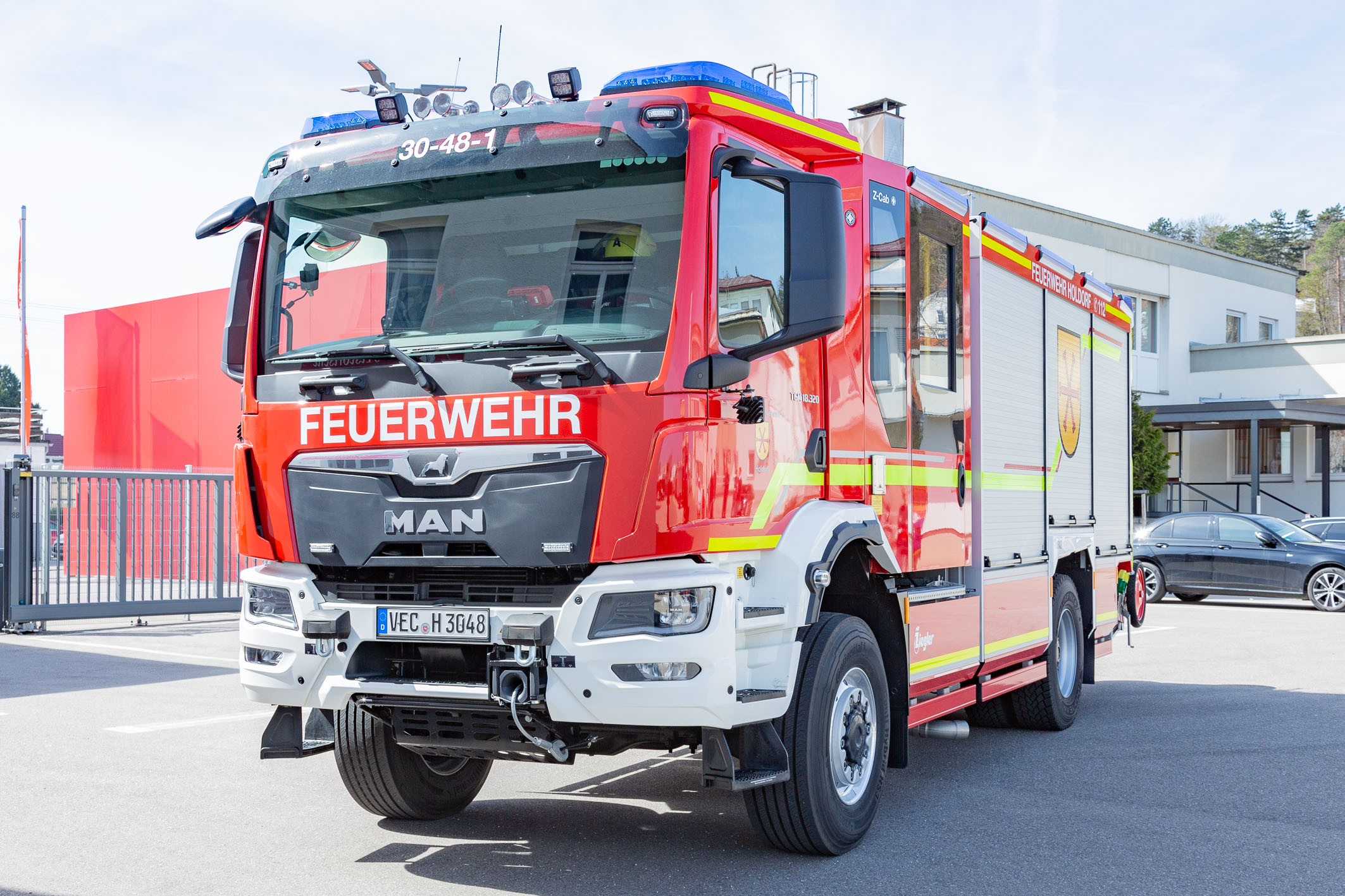 ZIEGLER HLF 20 an die FF Holdorf — ZIEGLER Feuerwehrfahrzeuge