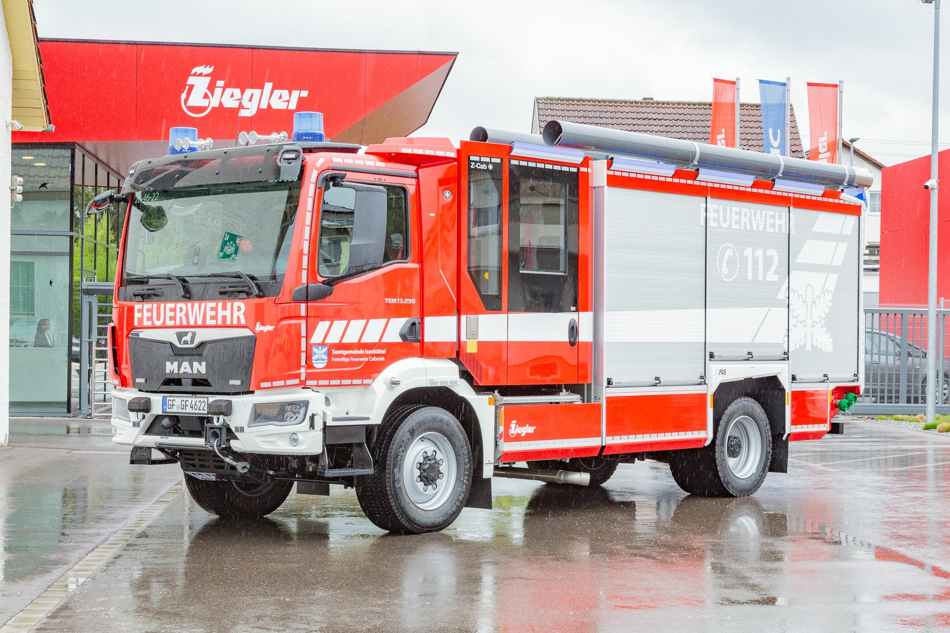 ZIEGLER HLF 10 an die FF Calberlah — ZIEGLER Feuerwehrfahrzeuge