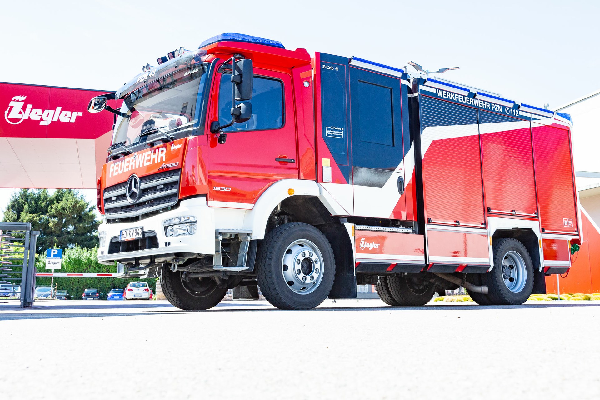 ZIEGLER HLF 10 an die WF des PZN Wiesloch — ZIEGLER Feuerwehrfahrzeuge