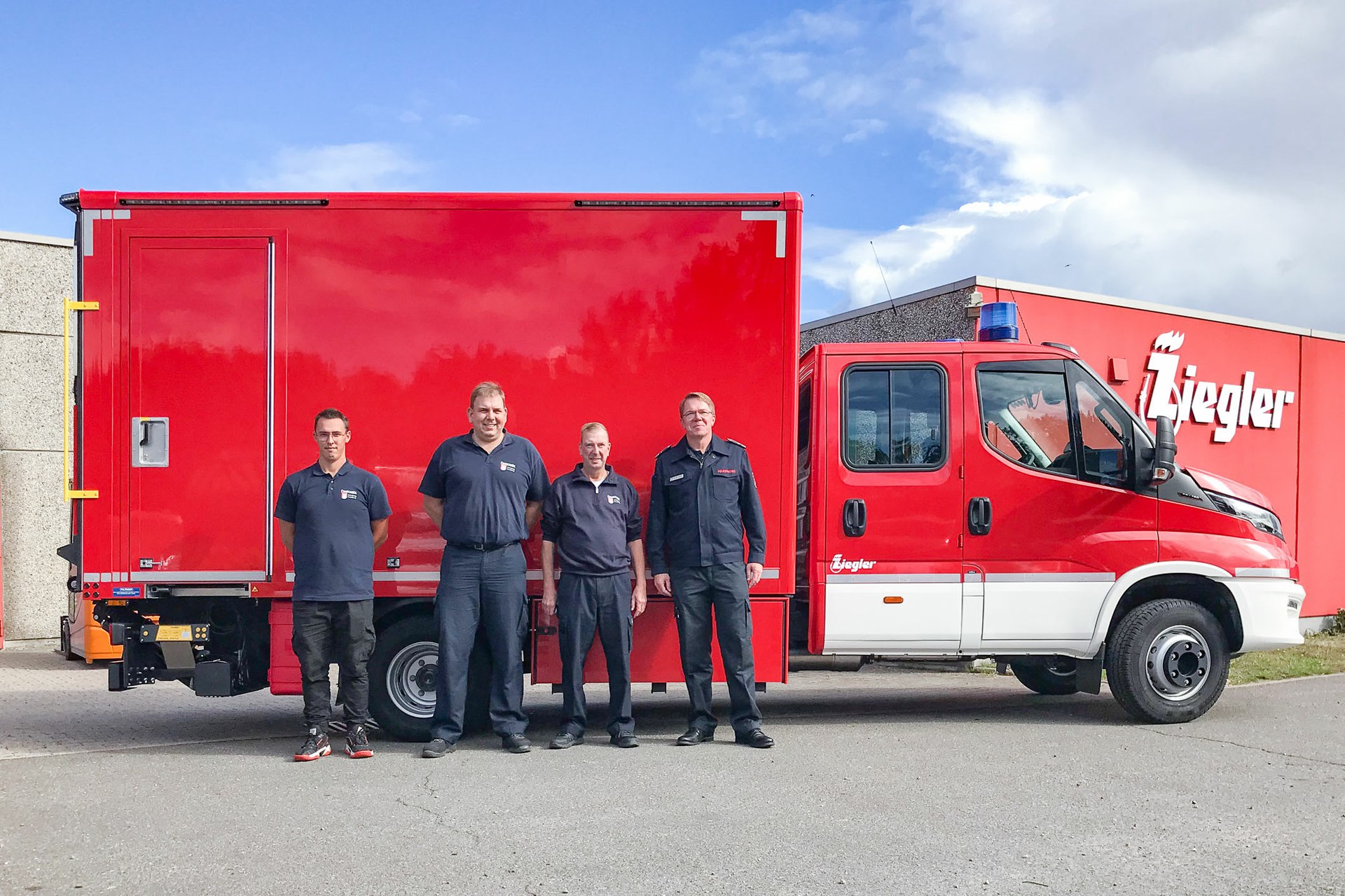 ZIEGLER GW-L 1 to the fire department of Isselburg — ZIEGLER Feuerwehrfahrzeuge