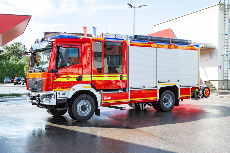 ZIEGLER HLF 20 an die FF Harthausen — ZIEGLER Feuerwehrfahrzeuge