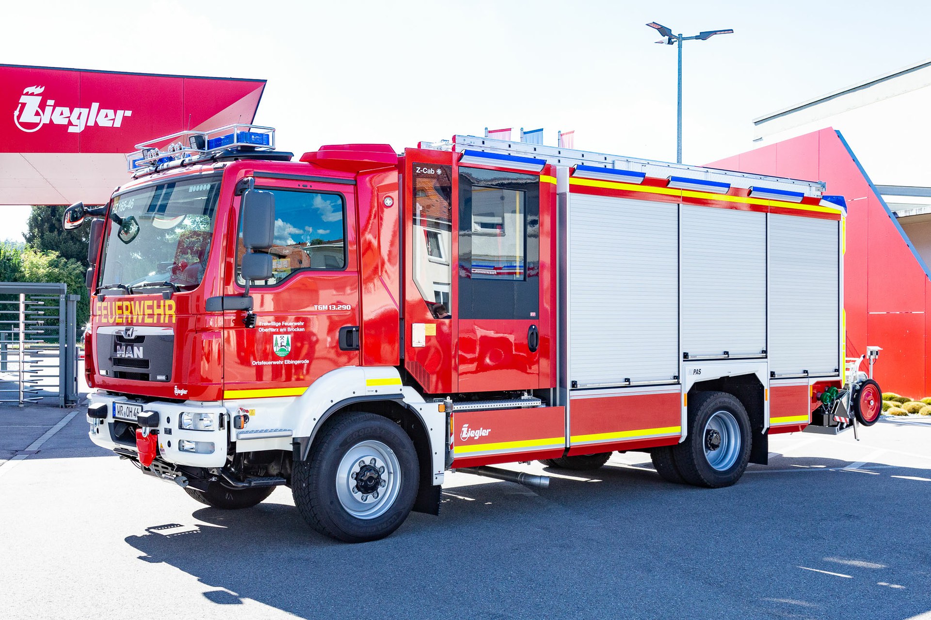 ZIEGLER HLF 20 an die FF Oberharz am Brocken OF Elbingerode — ZIEGLER ...
