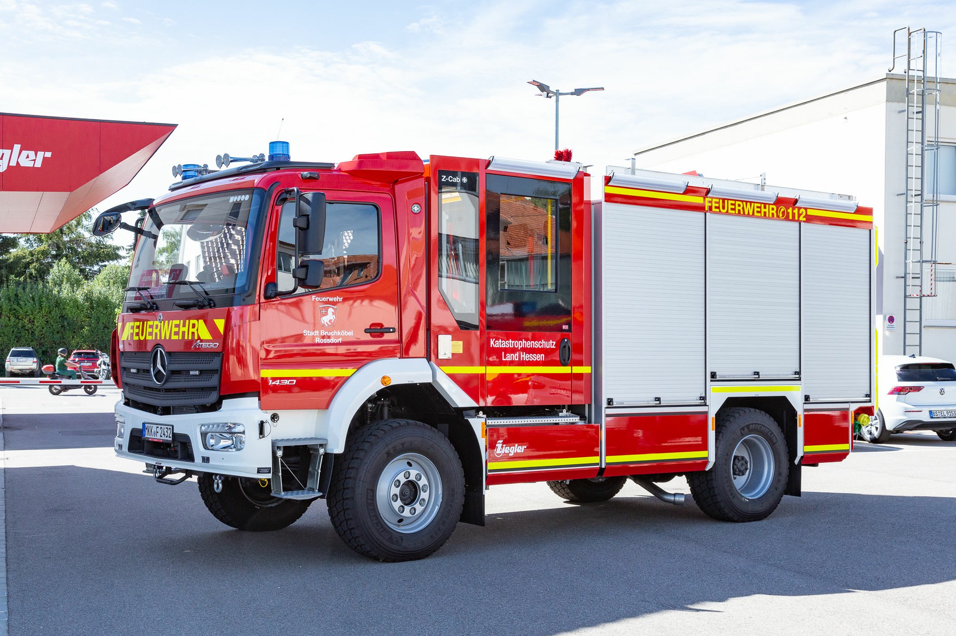 ZIEGLER LF 10 KatS to the fire department of Bruchköbel Roßdorf — ZIEGLER Feuerwehrfahrzeuge