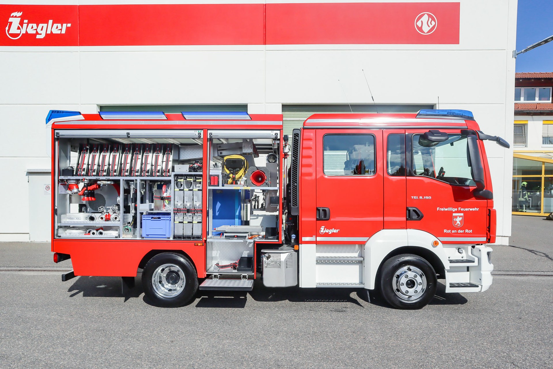 ZIEGLER TSF-W an die FF Rot an der Rot — ZIEGLER Feuerwehrfahrzeuge