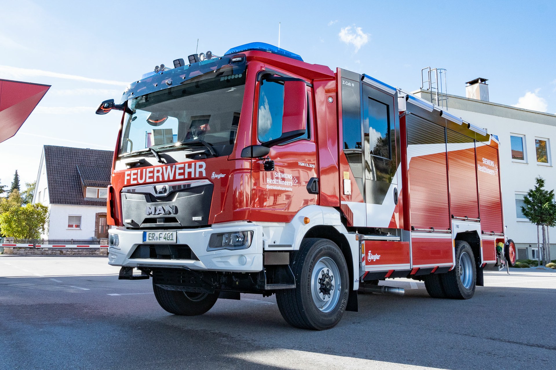 ZIEGLER HLF 20 an die WF Siemens Healthineers — ZIEGLER Feuerwehrfahrzeuge