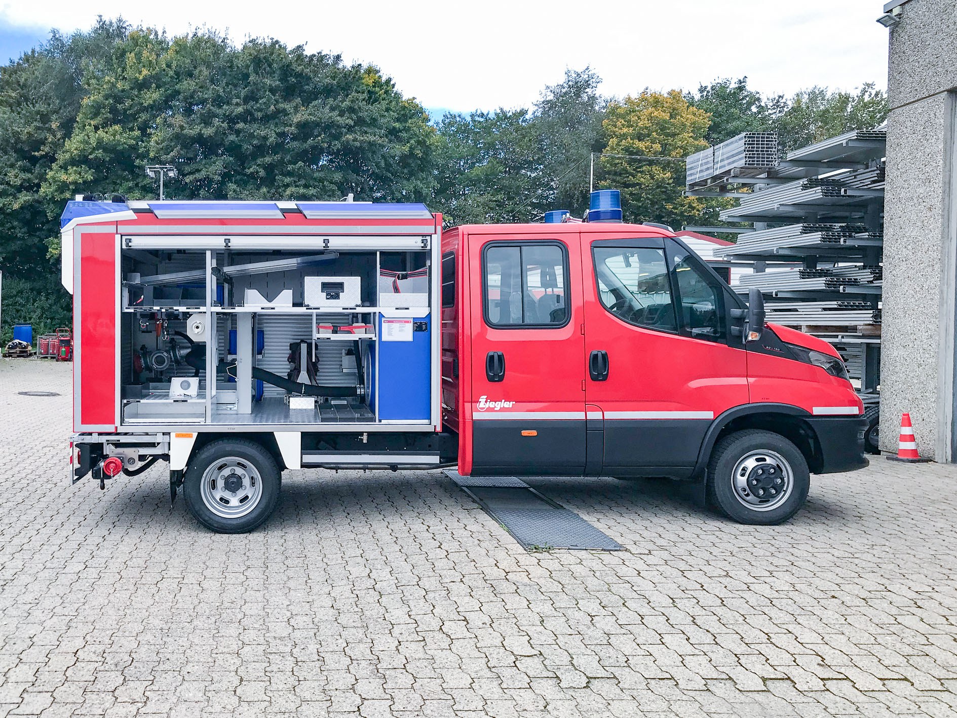 ZIEGLER KLF to the fire department of Wormlage — ZIEGLER Feuerwehrfahrzeuge