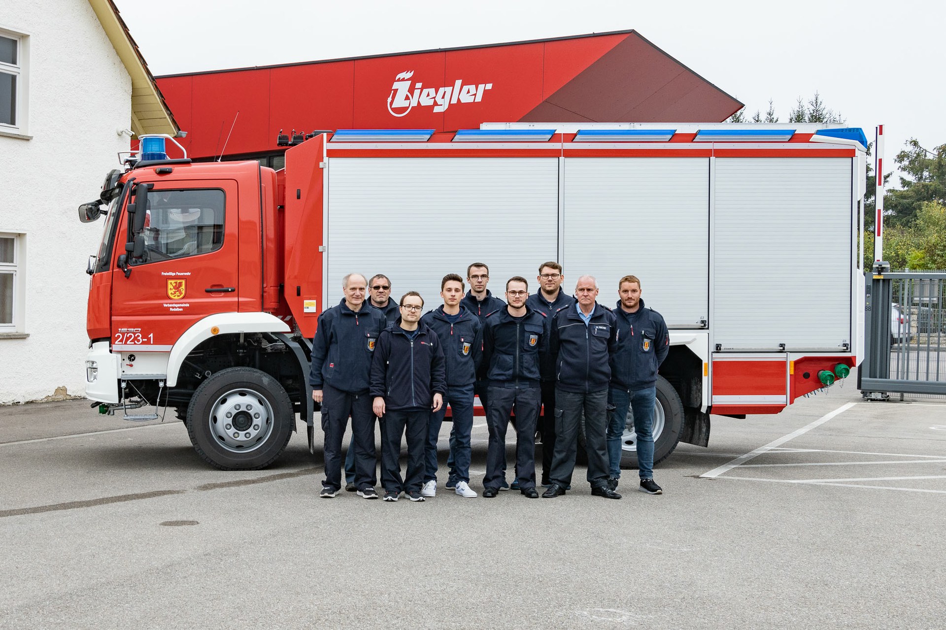 ZIEGLER TLF 3000 an die FF Rodalben — ZIEGLER Feuerwehrfahrzeuge