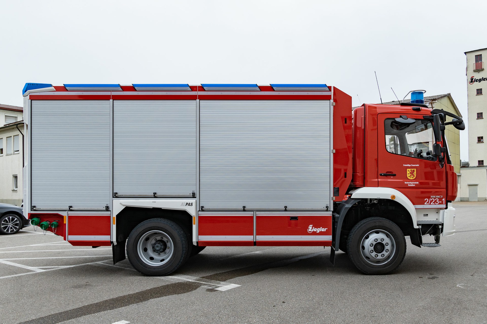 ZIEGLER TLF 3000 an die FF Rodalben — ZIEGLER Feuerwehrfahrzeuge