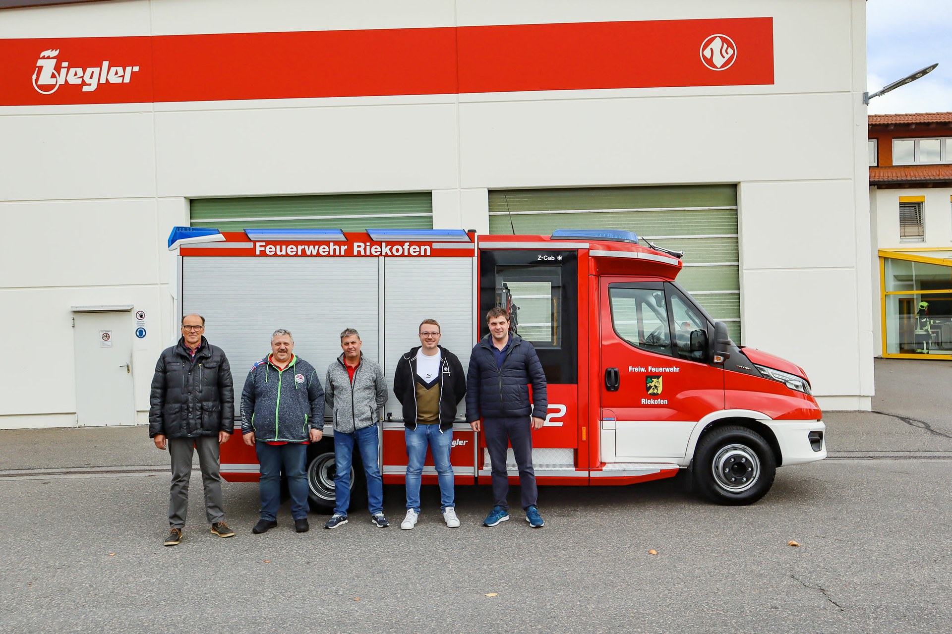 ZIEGLER TSF-W an die FF Riekofen — ZIEGLER Feuerwehrfahrzeuge