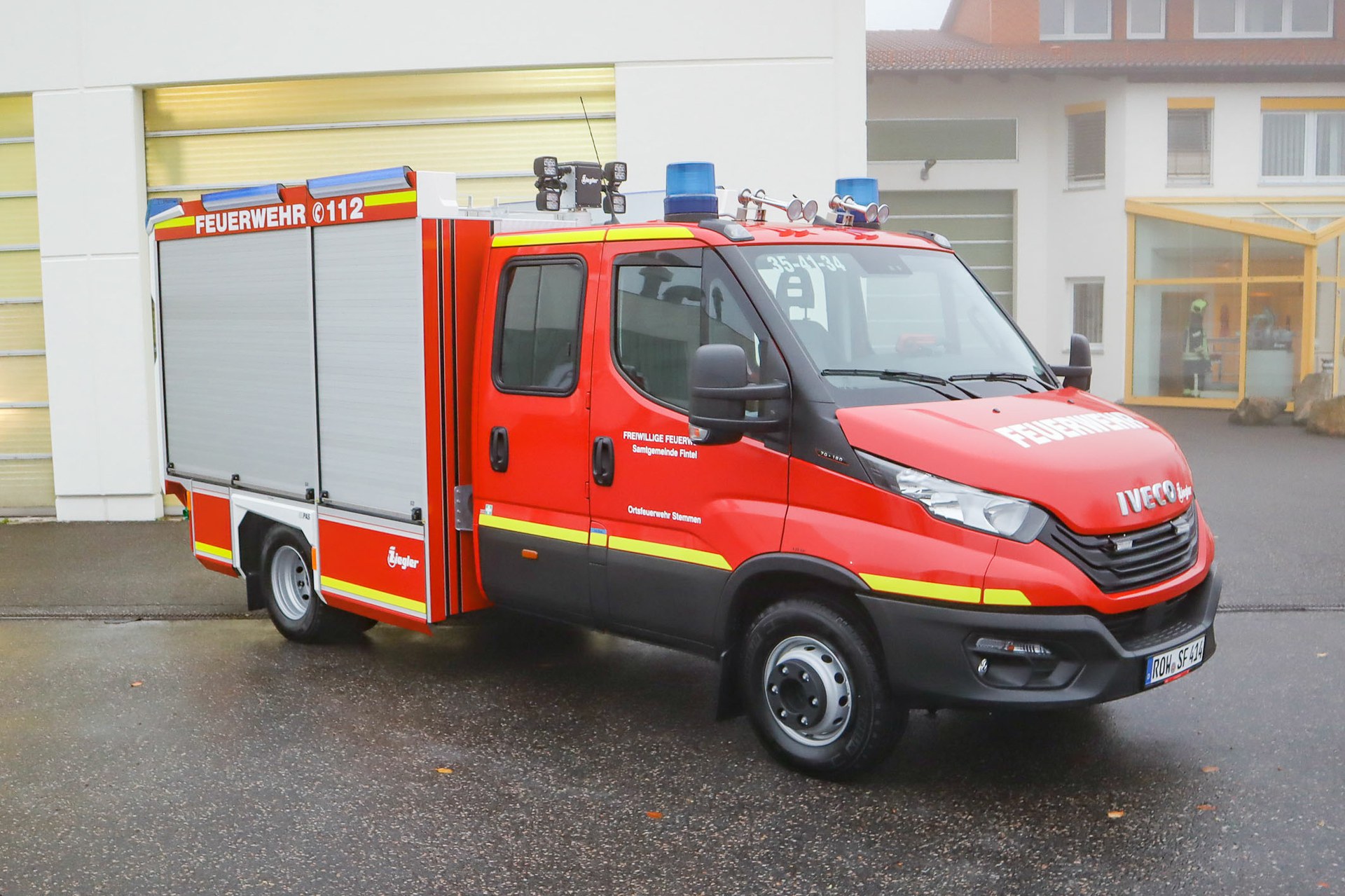 ZIEGLER TSF-W to the fire department of Fintel — ZIEGLER Feuerwehrfahrzeuge