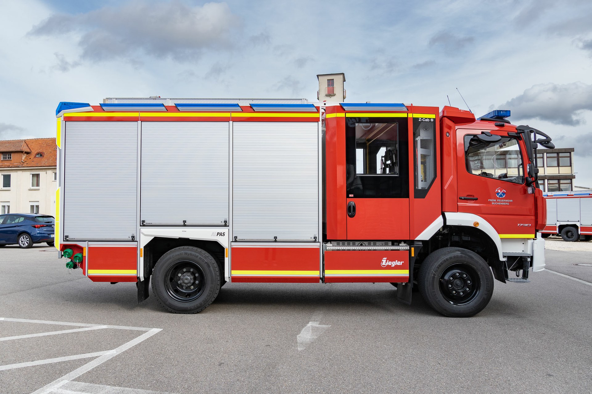 ZIEGLER TLF 3000 an die FF Buchenberg — ZIEGLER Feuerwehrfahrzeuge