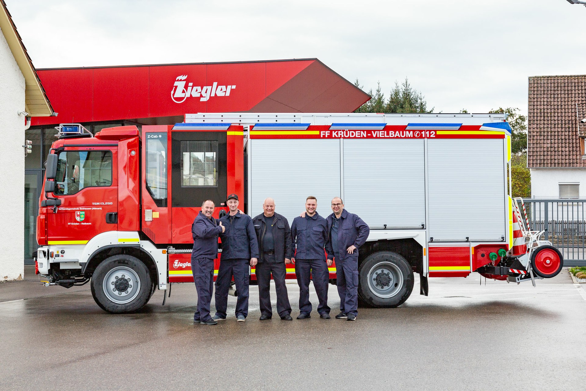 ZIEGLER HLF 20 an die FF Krüden - Vielbaum — ZIEGLER Feuerwehrfahrzeuge