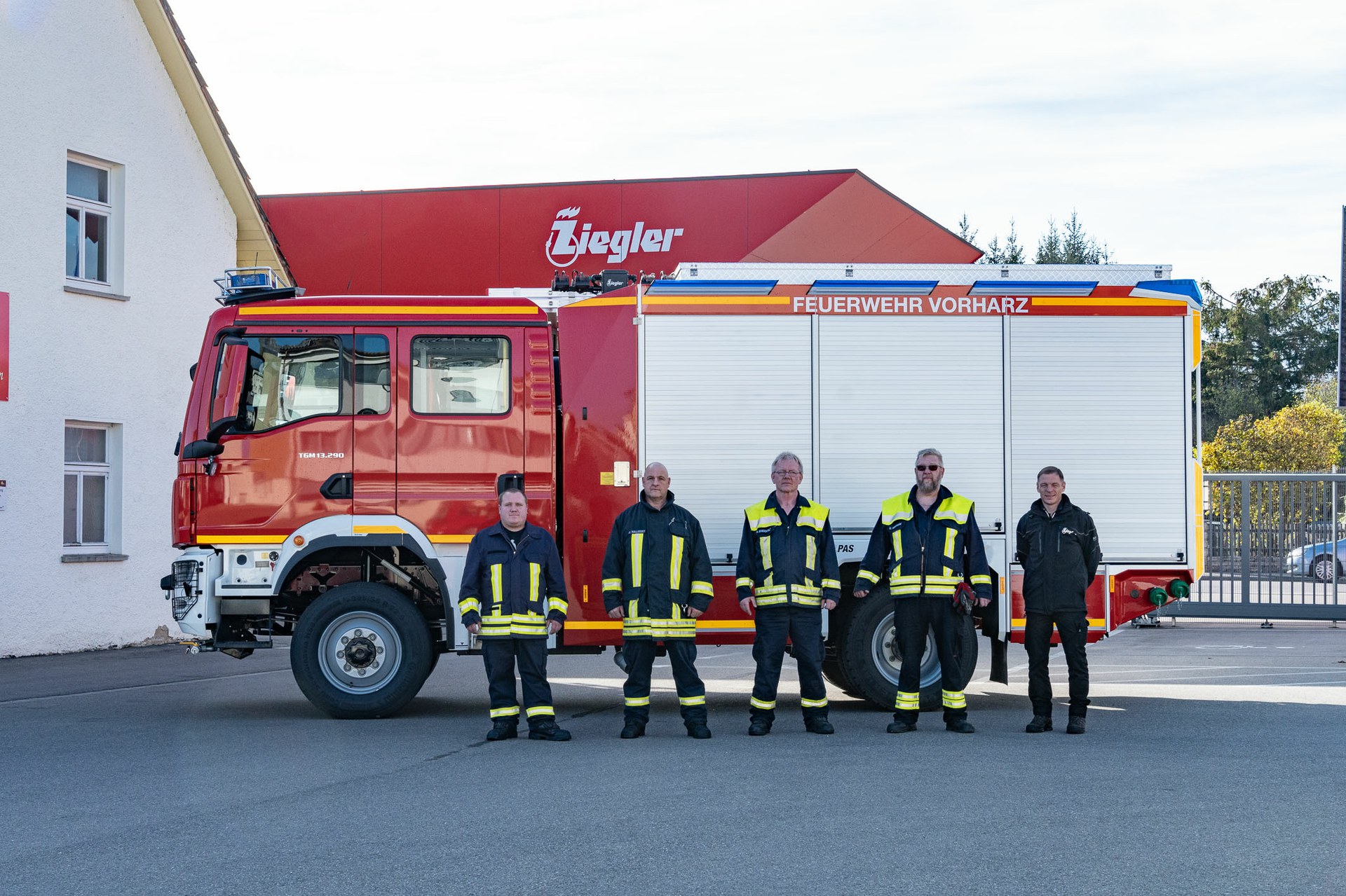 ZIEGLER TLF 3000 to the fire department of Vorharz — ZIEGLER Feuerwehrfahrzeuge