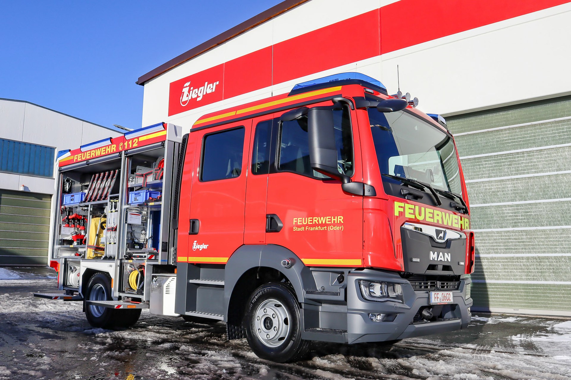 ZIEGLER TSF-W an die FF Frankfurt/ Oder — ZIEGLER Feuerwehrfahrzeuge