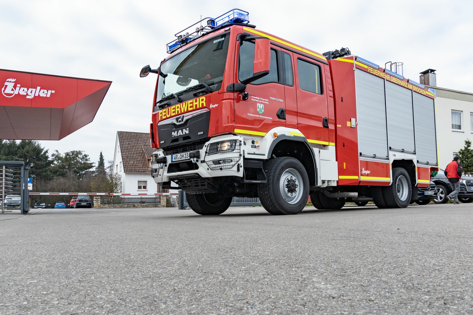 ZIEGLER TLF 3000 an die FF Oberharz am Brocken — ZIEGLER Feuerwehrfahrzeuge