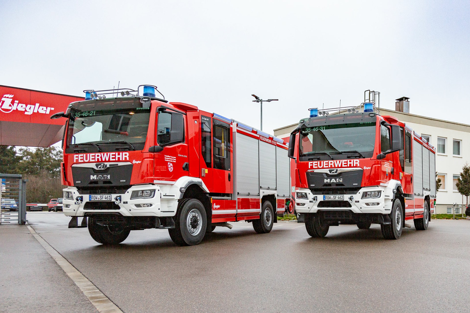 Two ZIEGLER HLF 10 to the municipality of Fintel, fire department of ...