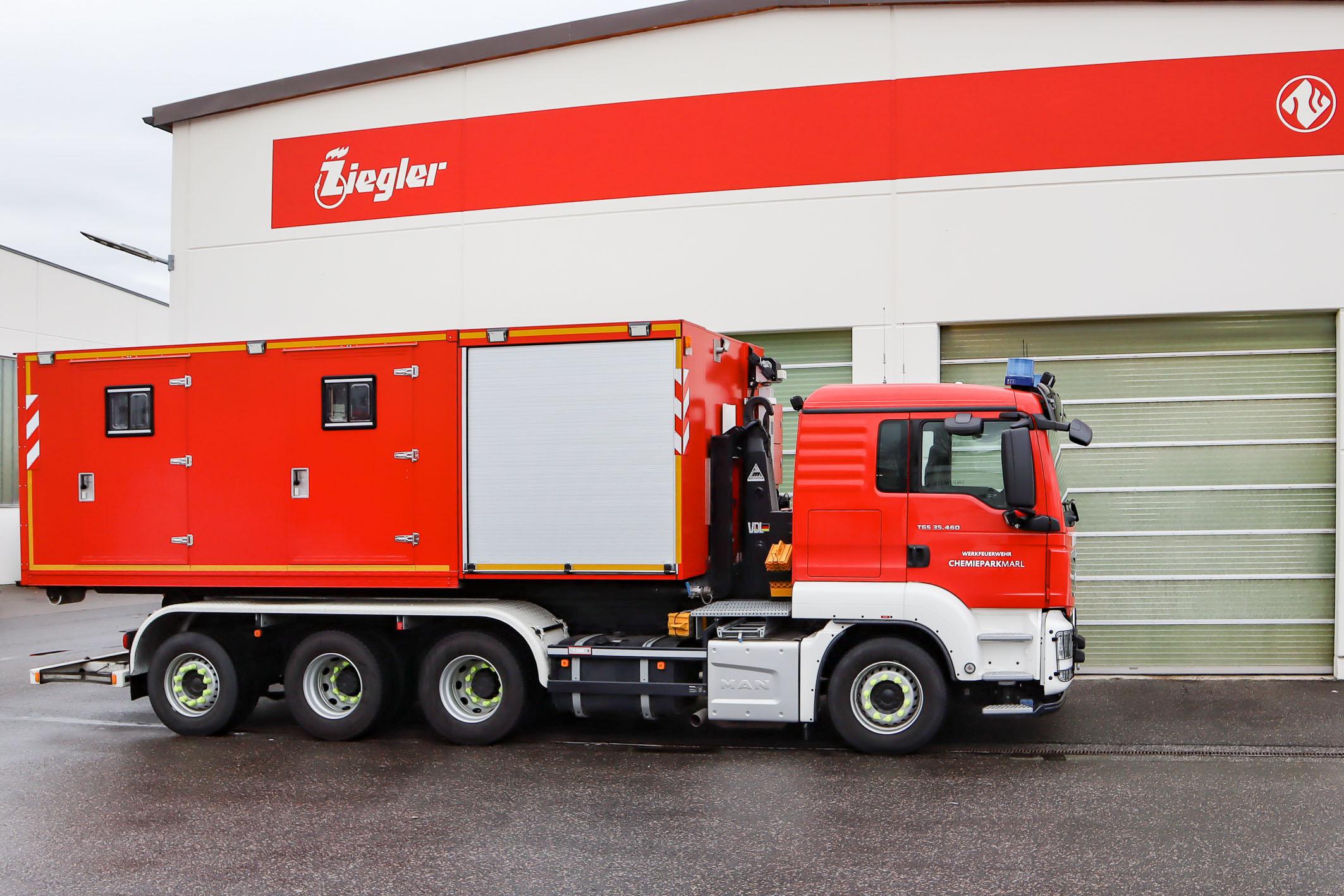 ZIEGLER Rolling container to the fire department of EVONIK Marl ...
