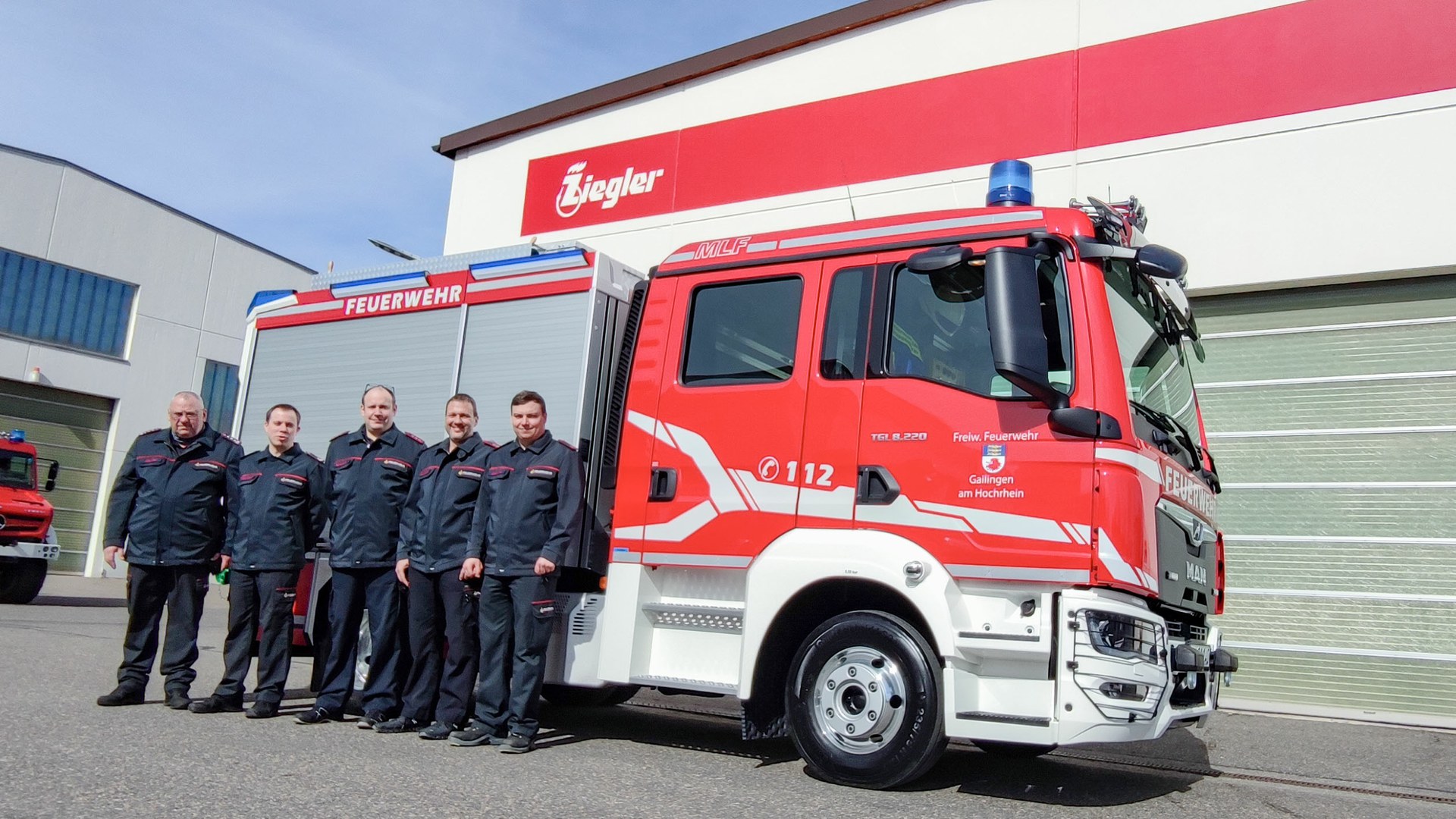 ZIEGLER MLF an die FF Gailingen am Hochrhein — ZIEGLER Feuerwehrfahrzeuge