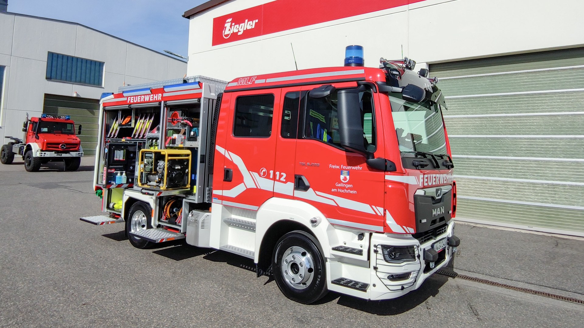 ZIEGLER MLF an die FF Gailingen am Hochrhein — ZIEGLER Feuerwehrfahrzeuge